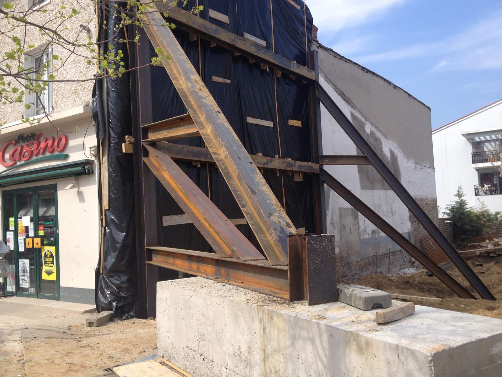 Butonnage de Parois - Entreprise BTP Lyon - ELTS fondation